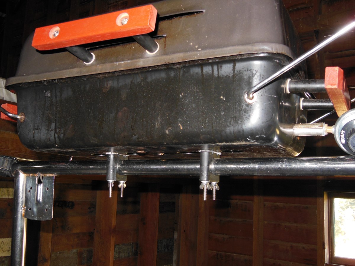 DIY Rail Mounts for Your Portable BBQ Grill – The $tingy Sailor